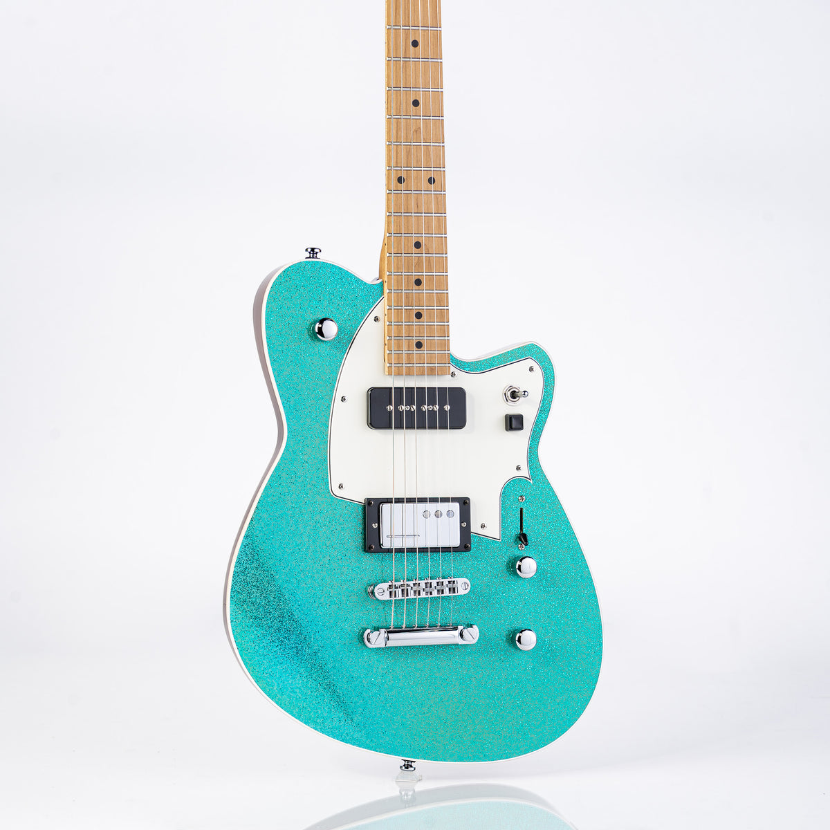 Reverend Chris Freeman Signature Turquoise Sparkle B-Stock - Rock City ...