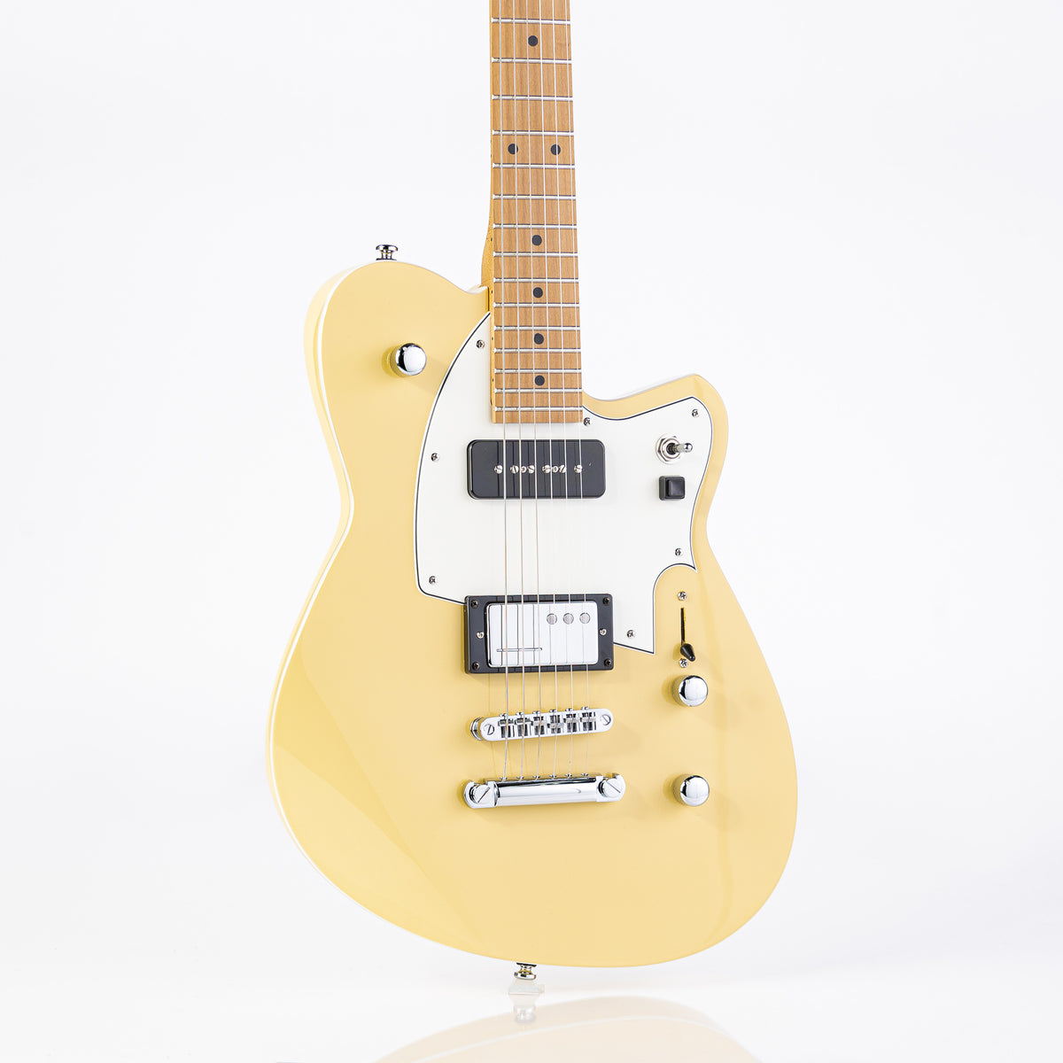 Reverend Chris Freeman Powder Yellow - Rock City Music Co.